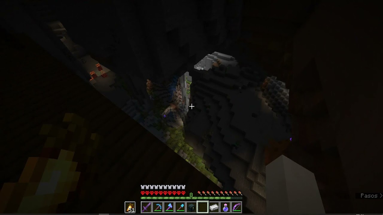 Minecraft 1.18 - Entrada a cueva - YouTube