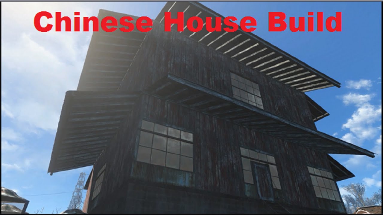 Fallout 4 Chinese House Build (Settlement Tour) - YouTube