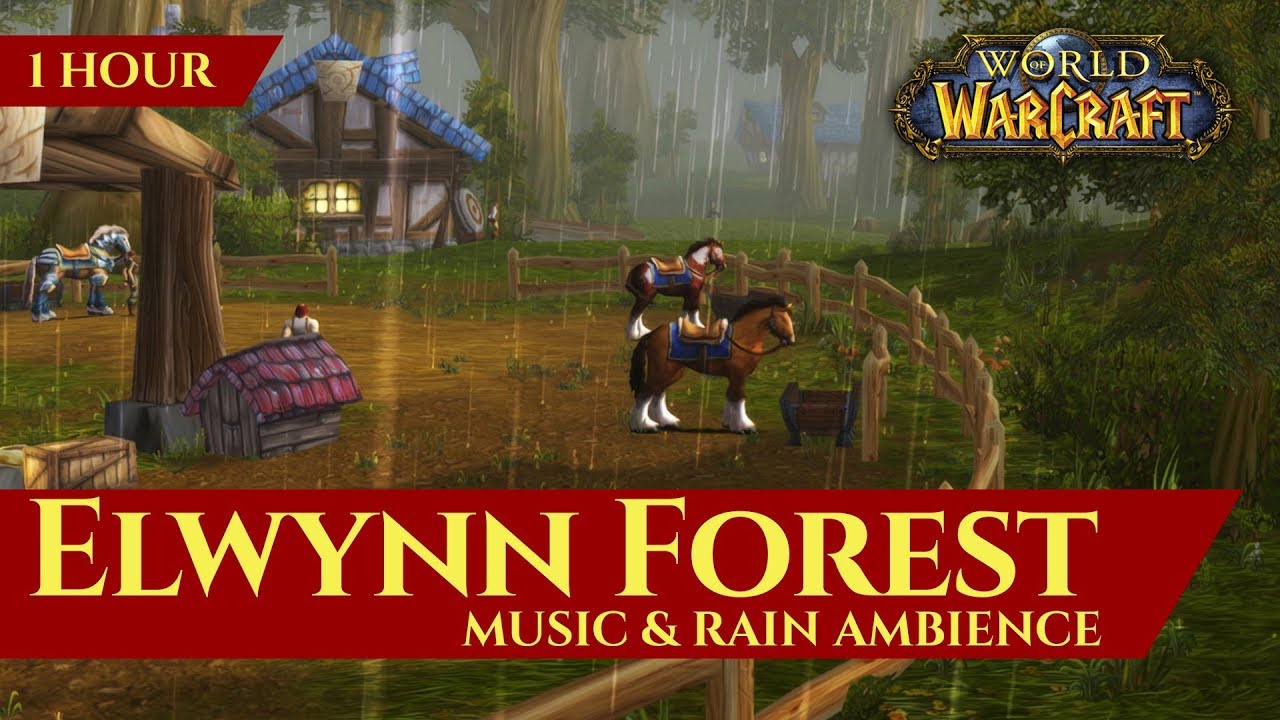 Elwynn Forest - Music & Rain Ambience | World of Warcraft Classic ...