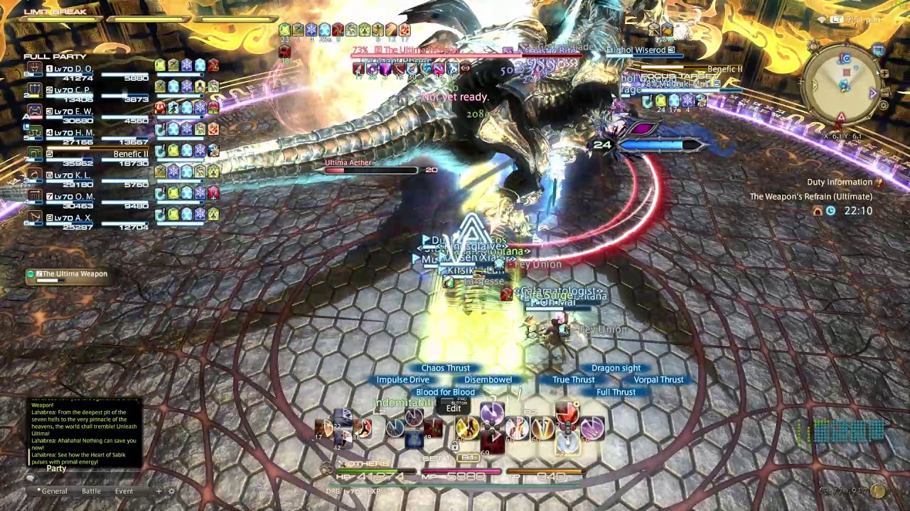 FINAL FANTASY XIV: snake squad furthest progress - YouTube