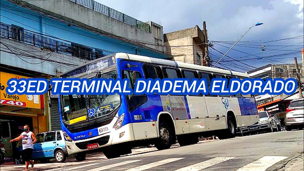 Fotos Dos Ônibus Na Linha 33ED Eldorado Terminal Diadema - YouTube