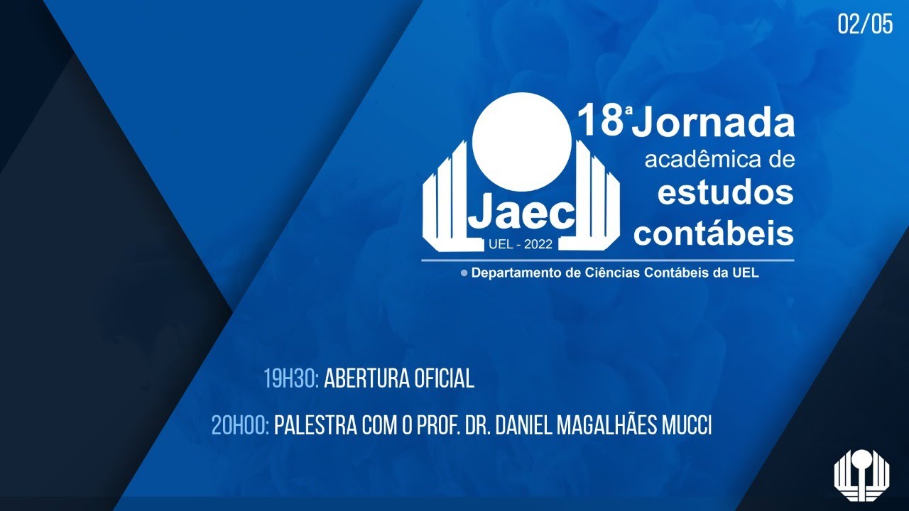 18ª JAEC - 02/mai - Abertura Oficial - YouTube