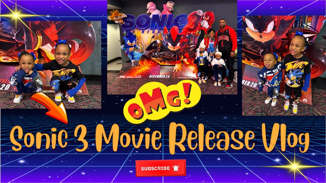 Sonic 3 Movie Release Vlog with my Toddler Girls! PLUS Amy Rose Perler ...