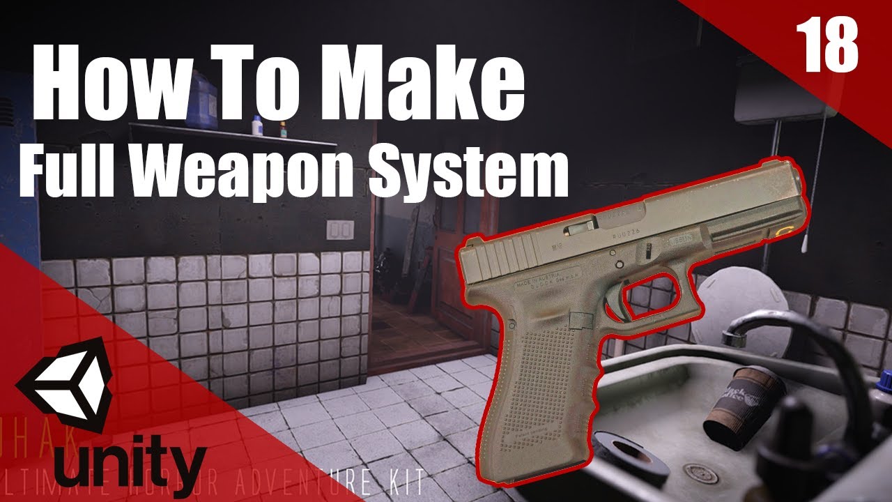 How To Make A HORROR Game In Unity | Full Weapon System | Horror Series ...