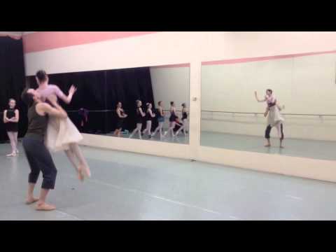 Giselle rehearsal Bridgett Zehr Oli Speers 2015 - YouTube