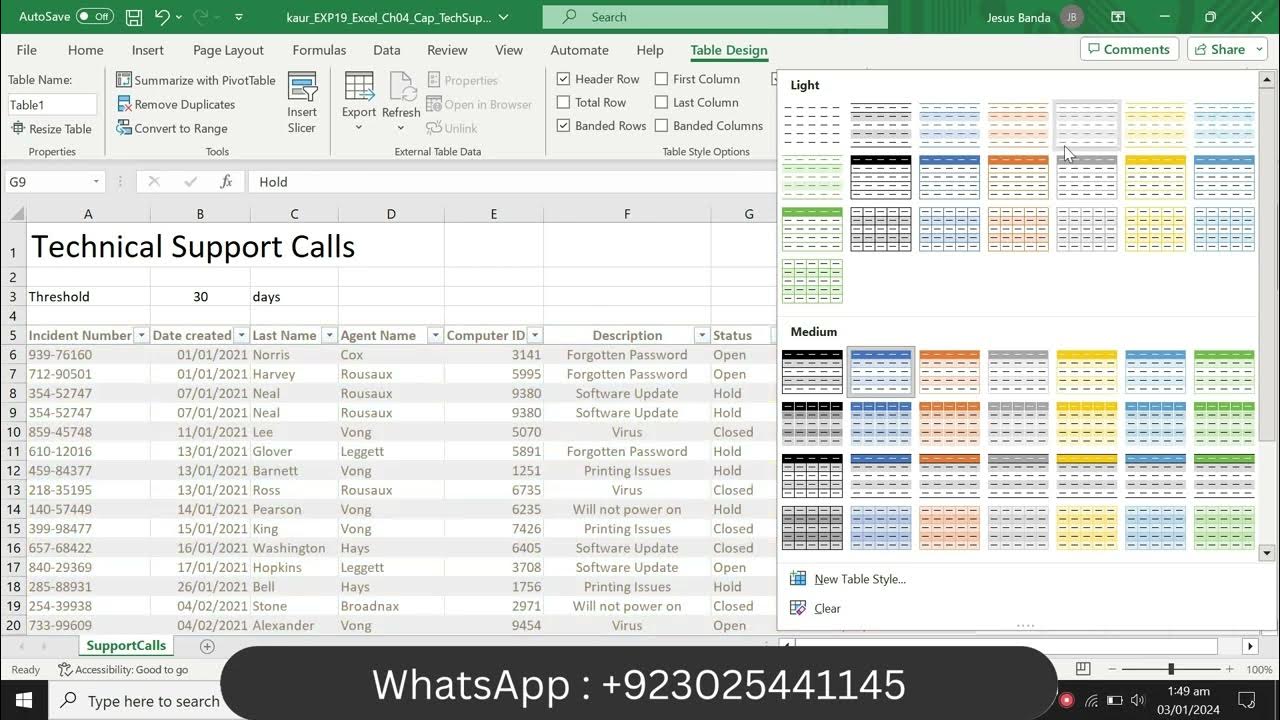 Exp19_Excel_Ch04_Cap_Tech_Support | Excel Chapter 4 Tech Support Complete Solution | Tech ...