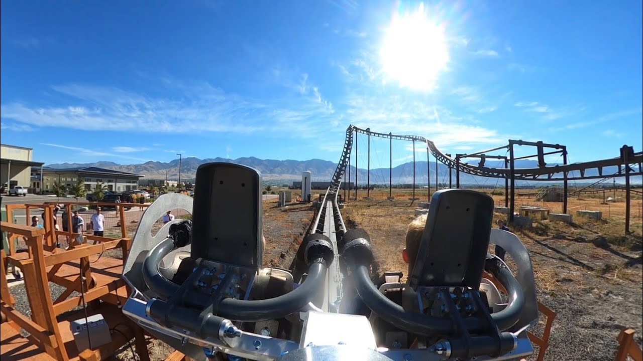 Axis Prototype Roller Coaster Horizon Locked 4K POV! | S&S Worldwide ...