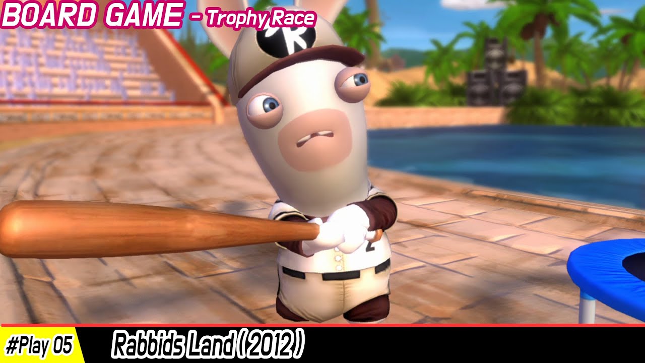 [Wii U] Rabbids Land (2012) - Play movies #005 - Board Game - YouTube