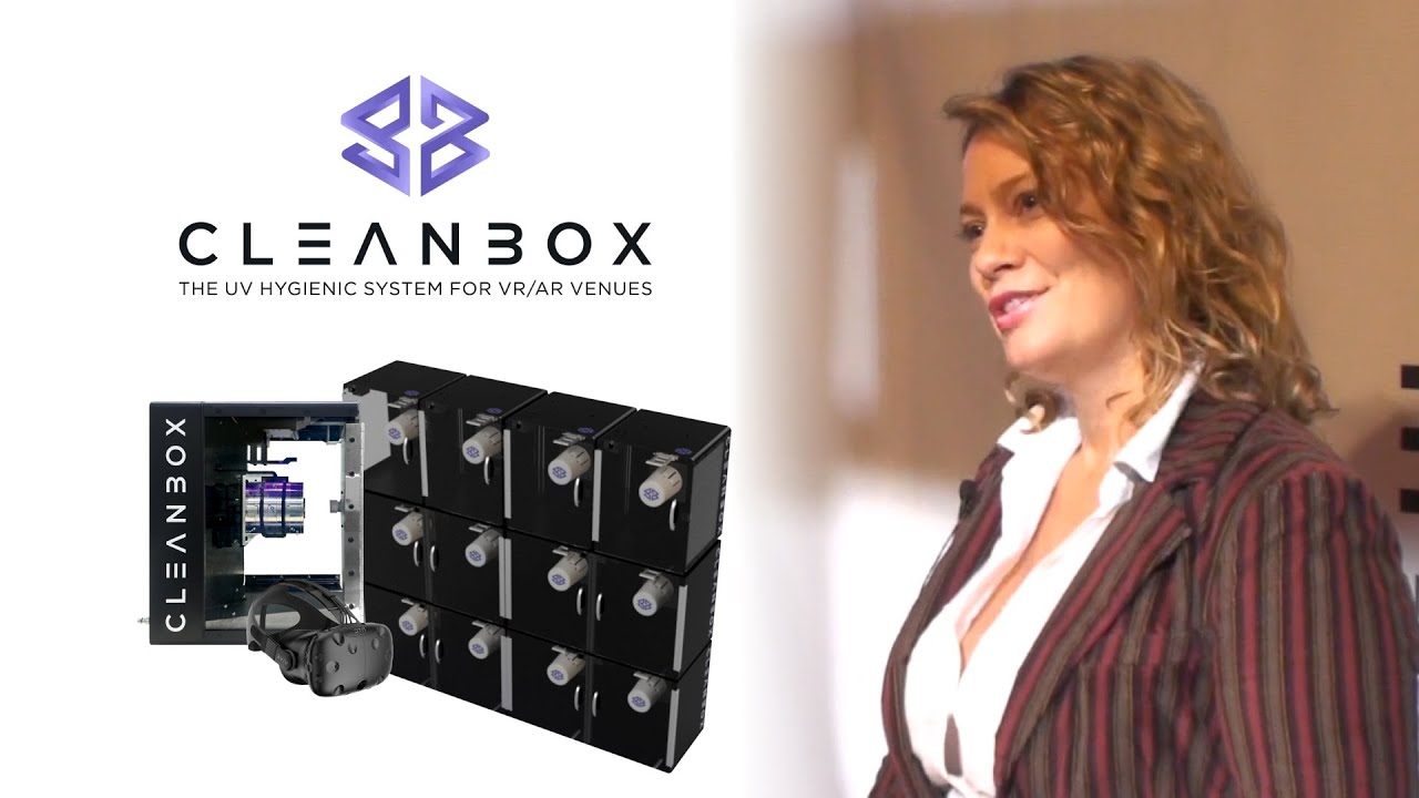 Cleanbox - smart hygiene solution for VR headsets - YouTube