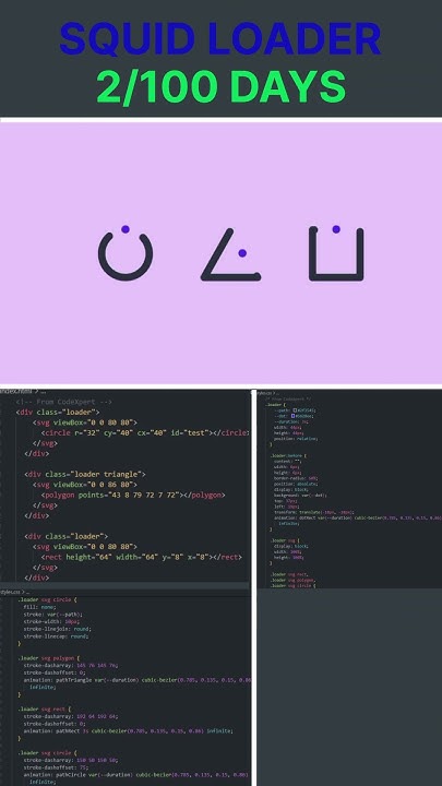 Squid Game Loader Effect.#coding #loader #3d #css #coding #softwaredeveloper ...
