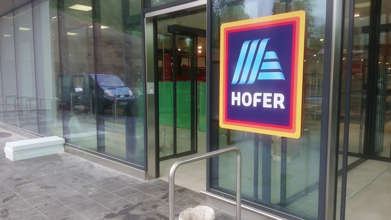 Neueste Hofer Filiale Österreichs eröffnet in Hellmonsödt - YouTube