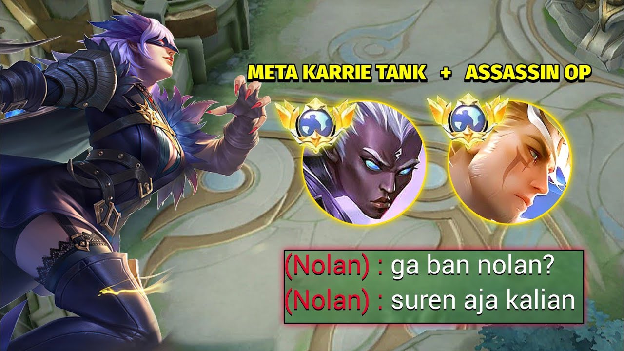 CARA MAIN NATALIA MELAWAN HERO OP DAN META KARRIE TANK | BUILD TOP 1 ...