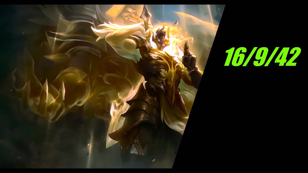 Ashen guardian Shen skin ARAM gameplay - YouTube