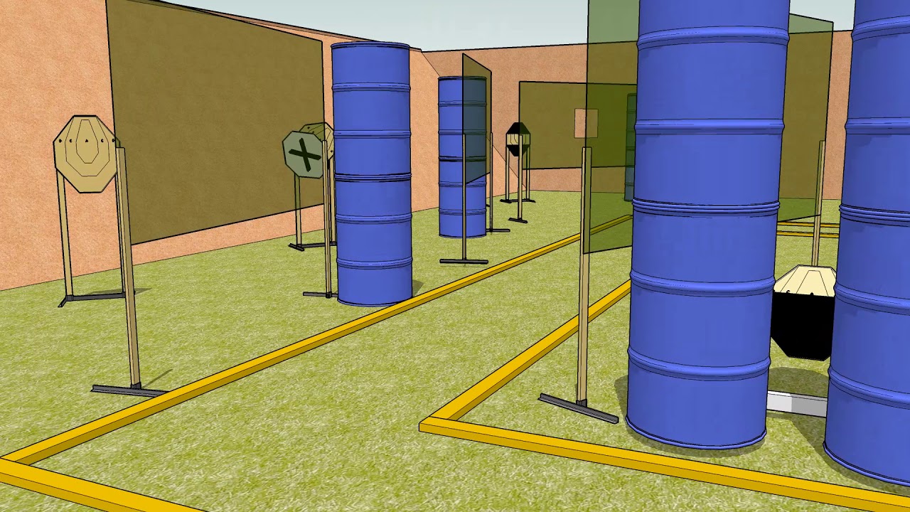 One Ping Only | USPSA Stage Design | SketchUp - YouTube