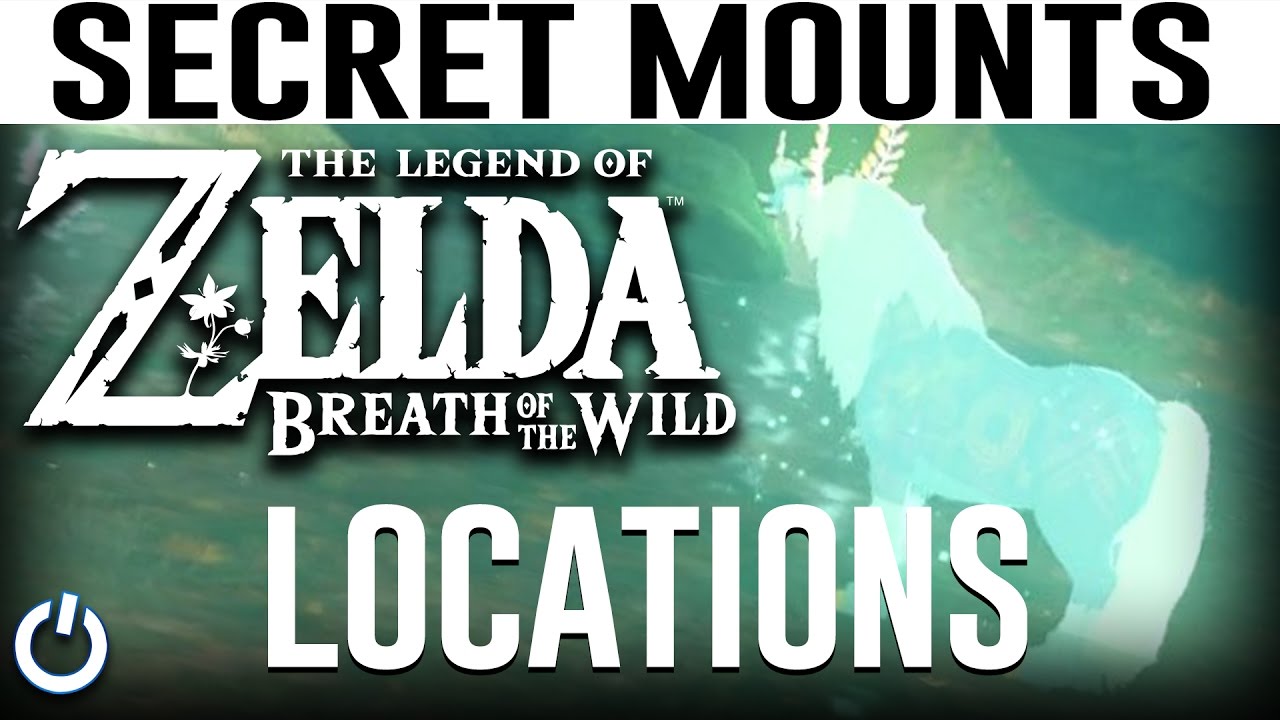 SECRET MOUNT LOCATIONS - Zelda Breath of the Wild (RARE MOUNTS) - YouTube