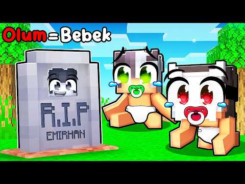 Minecraft AMA Ölürsem Arkadaşlarım Bebeğe Dönüşüyor! 👶