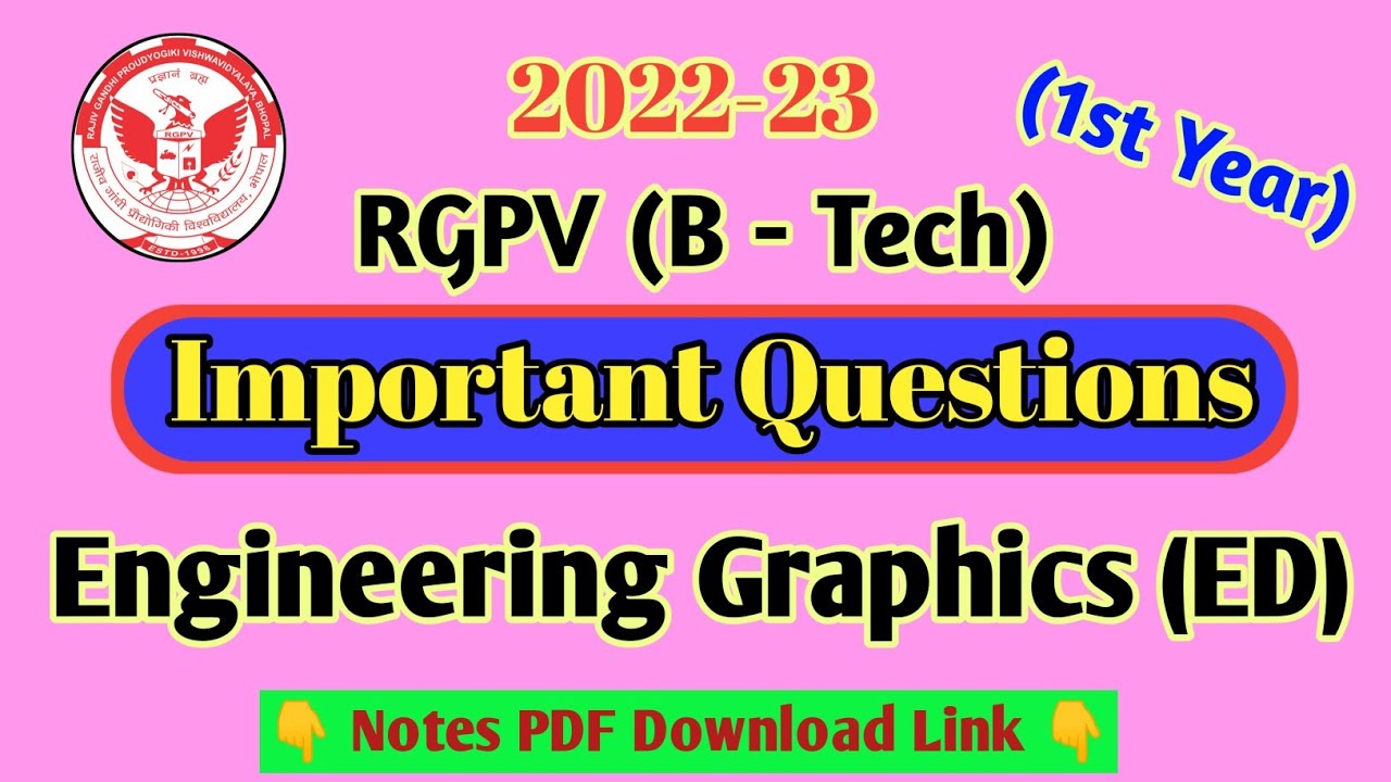 ed important questions rgpv, rgpv ed important, drawing important ...