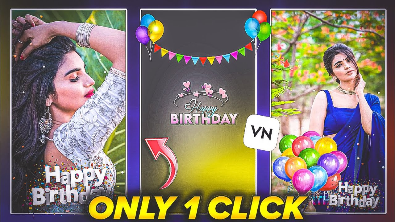 Happy Birthday Reels Video Editing🔥 | Happy Birthday Reels Video ...