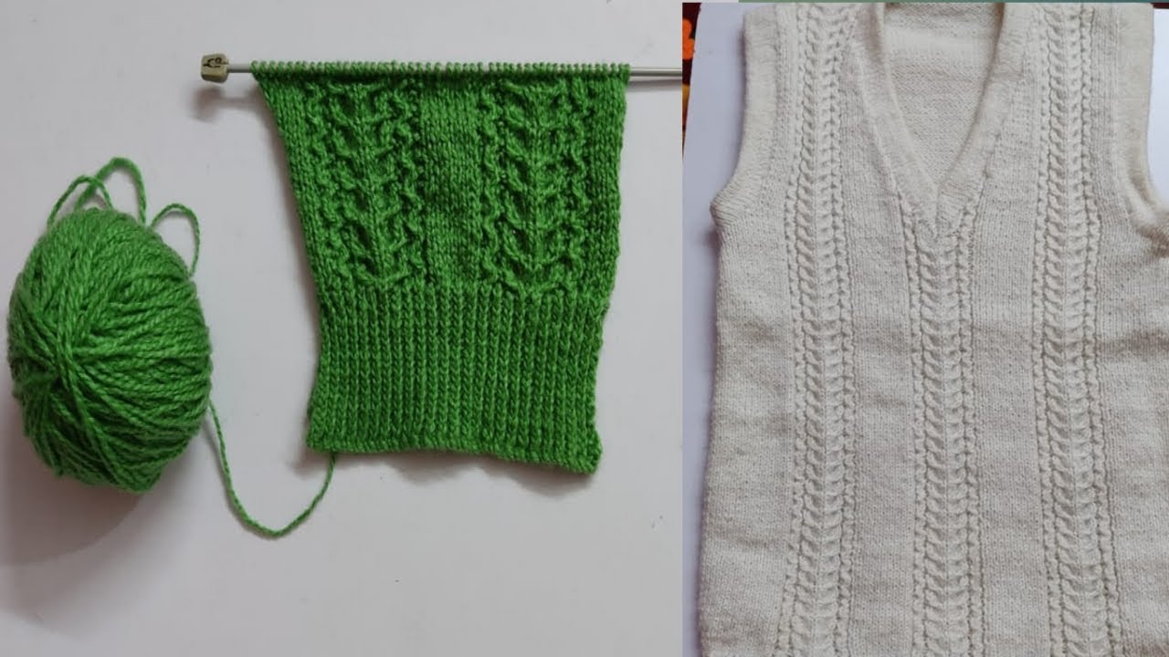 How to make sweater design - YouTube