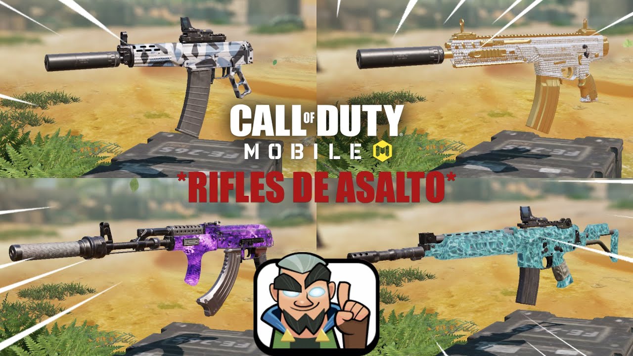 Los MEJORES RIFLES DE ASALTO *MEJORES ARMAS * para COD MOBILE en RANKED ...