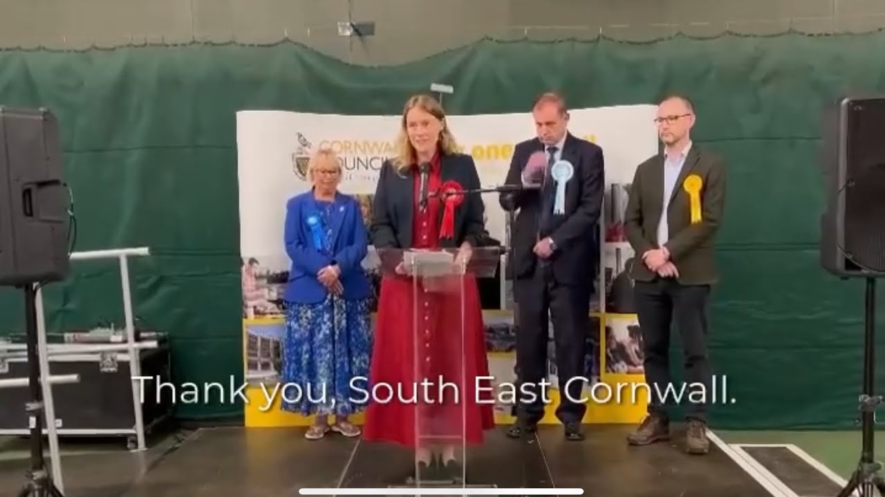 Anna Gelderd for South East Cornwall - General Election Night Speech ...