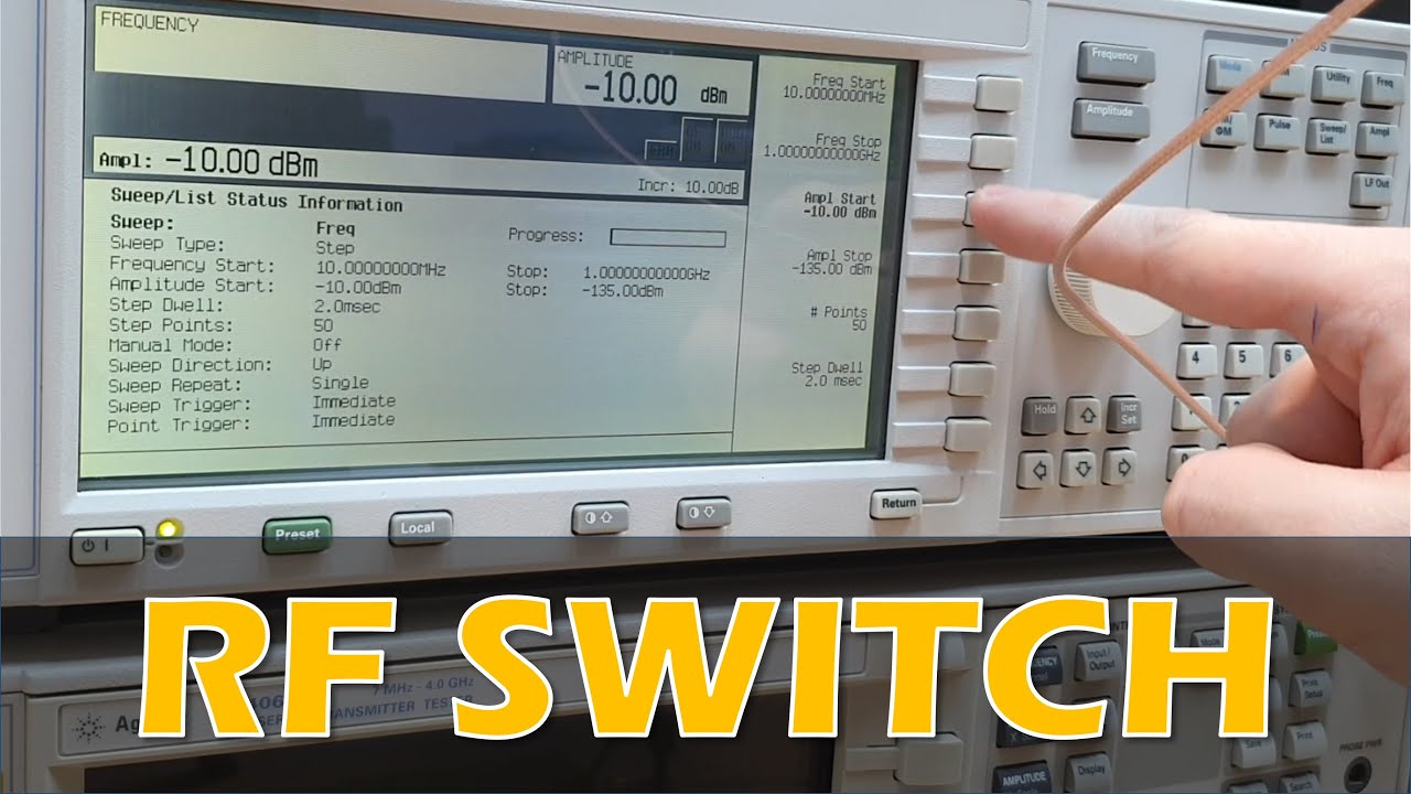 RF Switch - BJT transistor as switch - YouTube