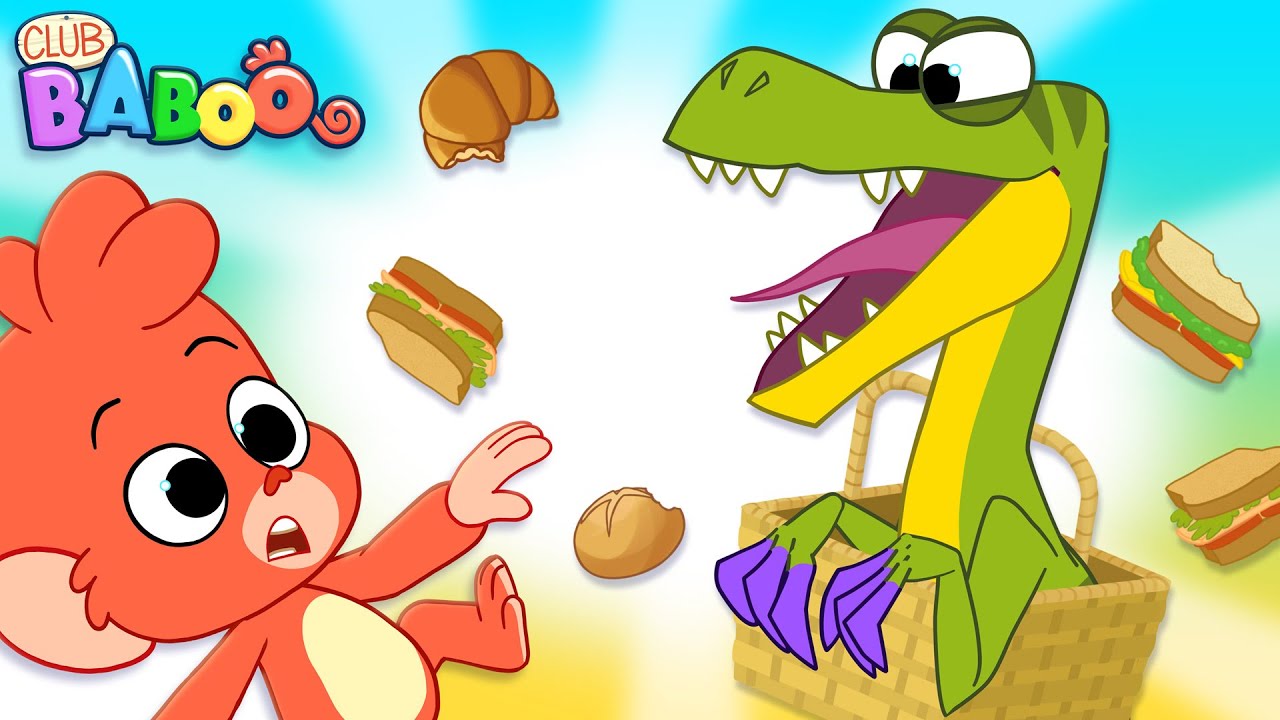 Club Baboo | Dinosaur Picknick | Baboo and his friends go on a Picknick ...