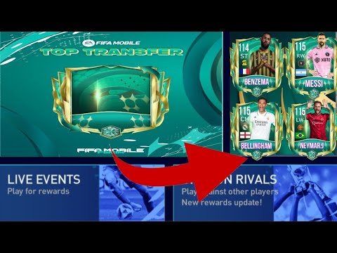 FIFA MOBILE TOP TRANSFER EVENT, 2023 FIFA MOBILE EVENT, FIFA MOBILE ...