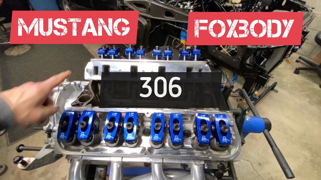 Fox body Mustang 306 top end build #mustang #foxbody #ford - YouTube