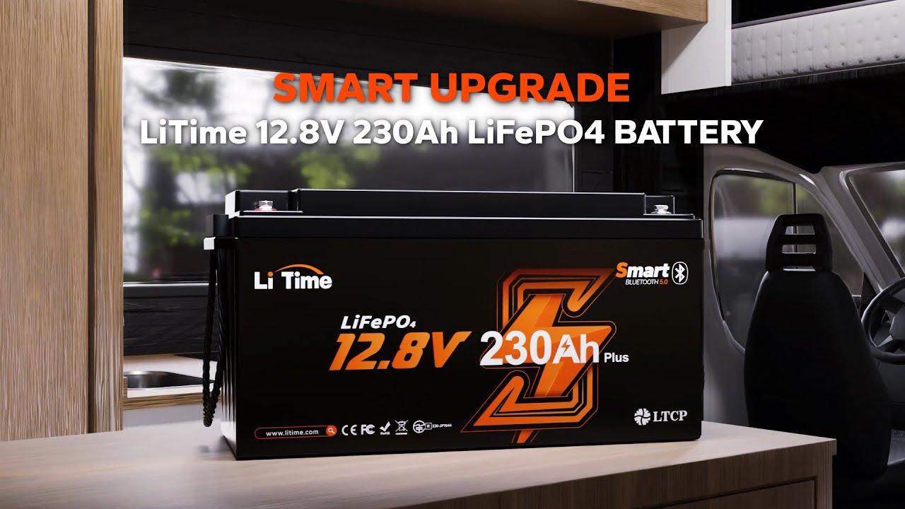 Introducing LiTime 12V 230Ah Smart Low-temp Cut off Lithium battery ...