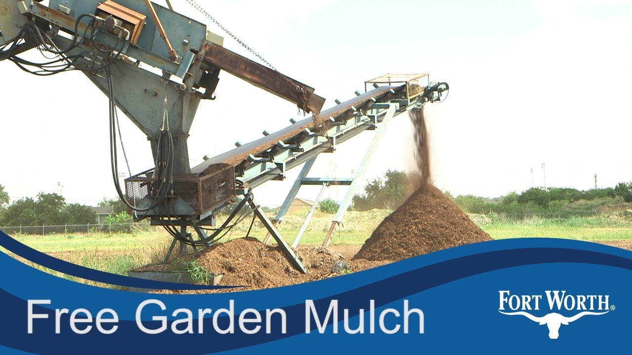 City turns yard trimmings into free mulch - YouTube