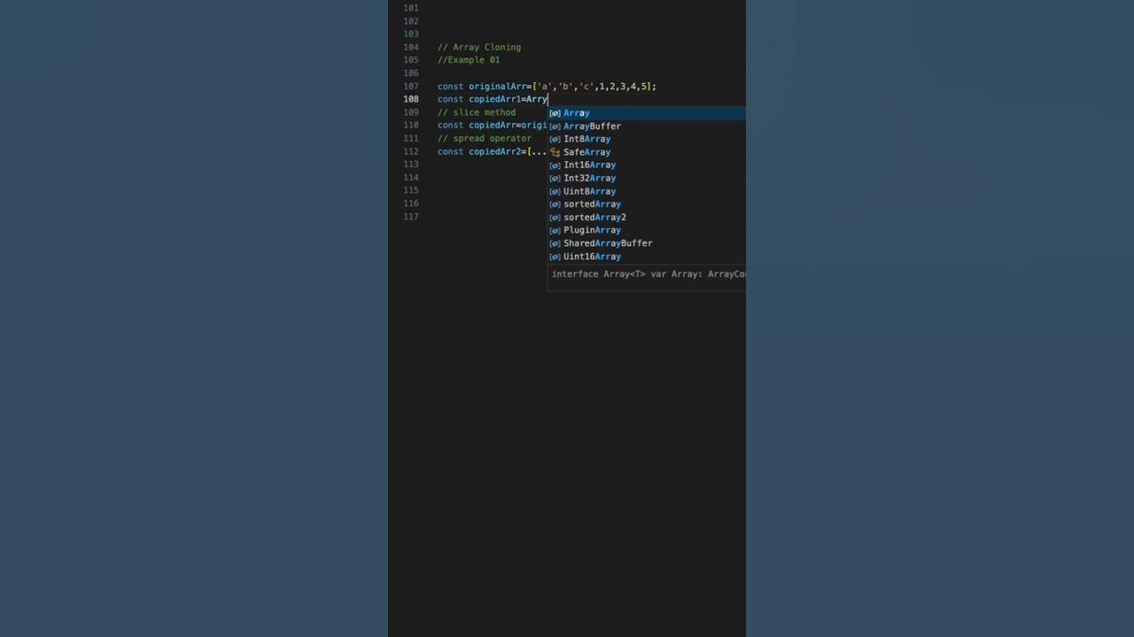 Clone Arrays in JavaScript: Slice vs Spread Operator | Quick Tip#JavaScript #array #programming ...