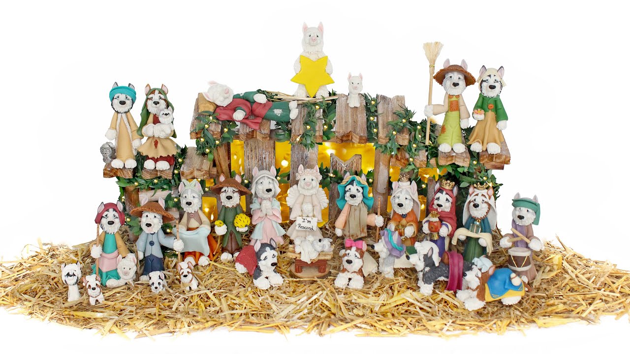 Siberian Husky Nativity - YouTube