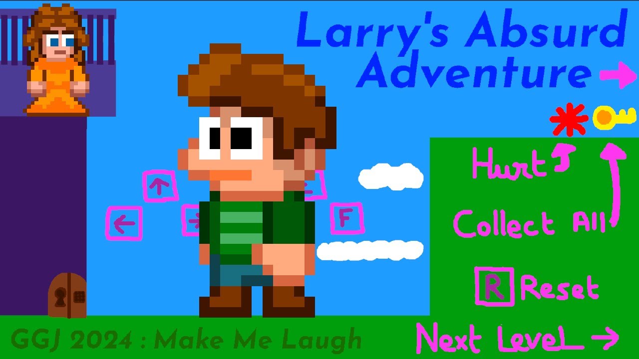 Larry's Absurd Adventure - Play it now on PC ! - GGJ 2024 - YouTube