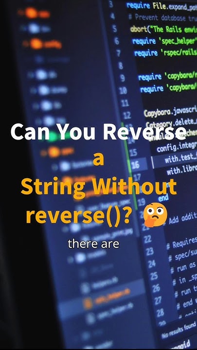 🤔 Can You Reverse a String in JavaScript Without reverse()? 🤔 #coding #programming #javascript ...
