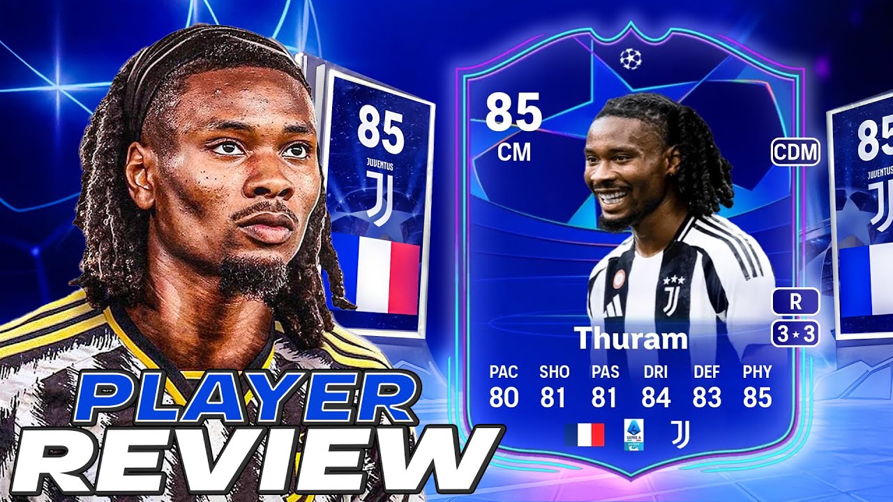 👁️85 UCL RTTK THURAM SBC PLAYER REVIEW - EA FC 25 ULTIMATE TEAM - YouTube