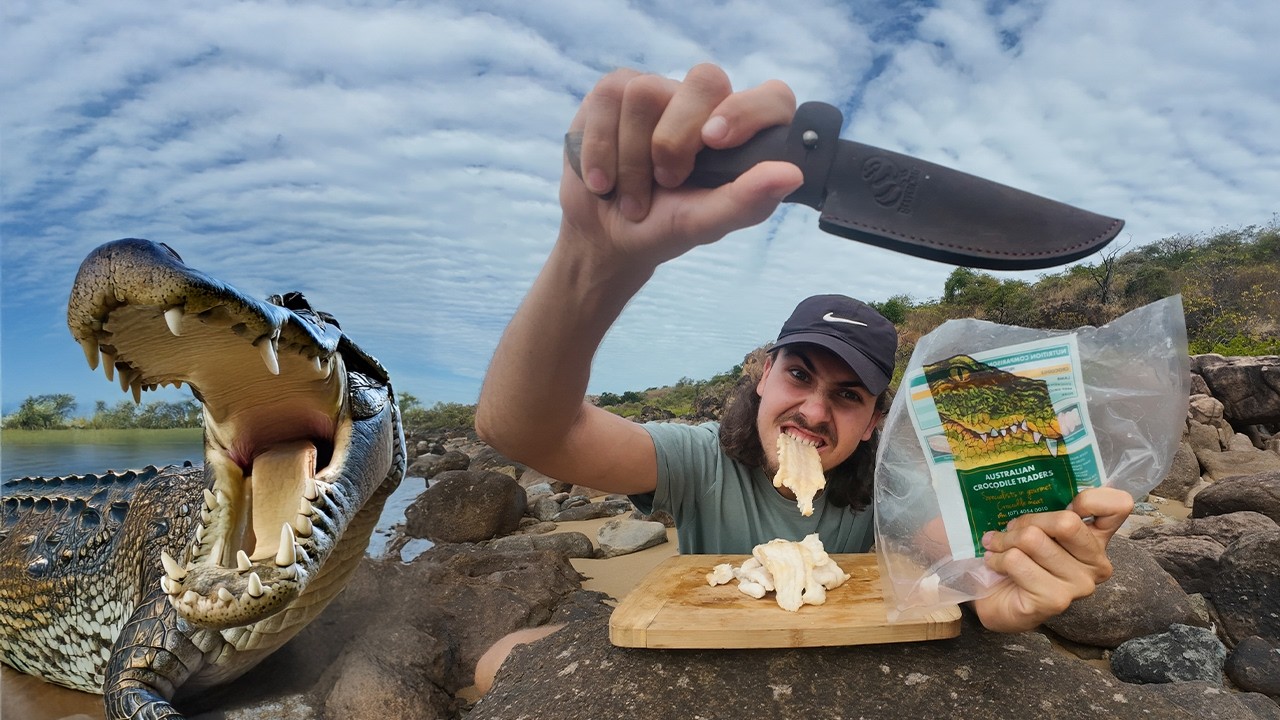 Cooking CROCODILE TAIL in the Wild 🐊 | You Won’t Believe How This ...