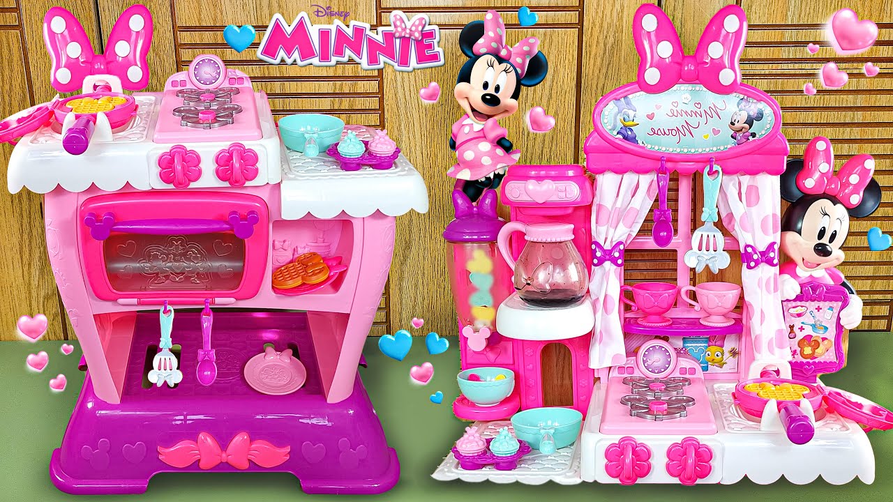 Satisfying with Unboxing Minnie Mouse Collection Toys, Kitchen Cooking ...
