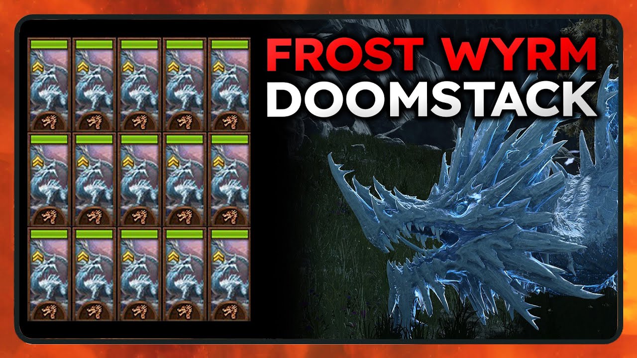 Kislev Frost Wyrm Doomstack - Total war Warhammer 3 - YouTube