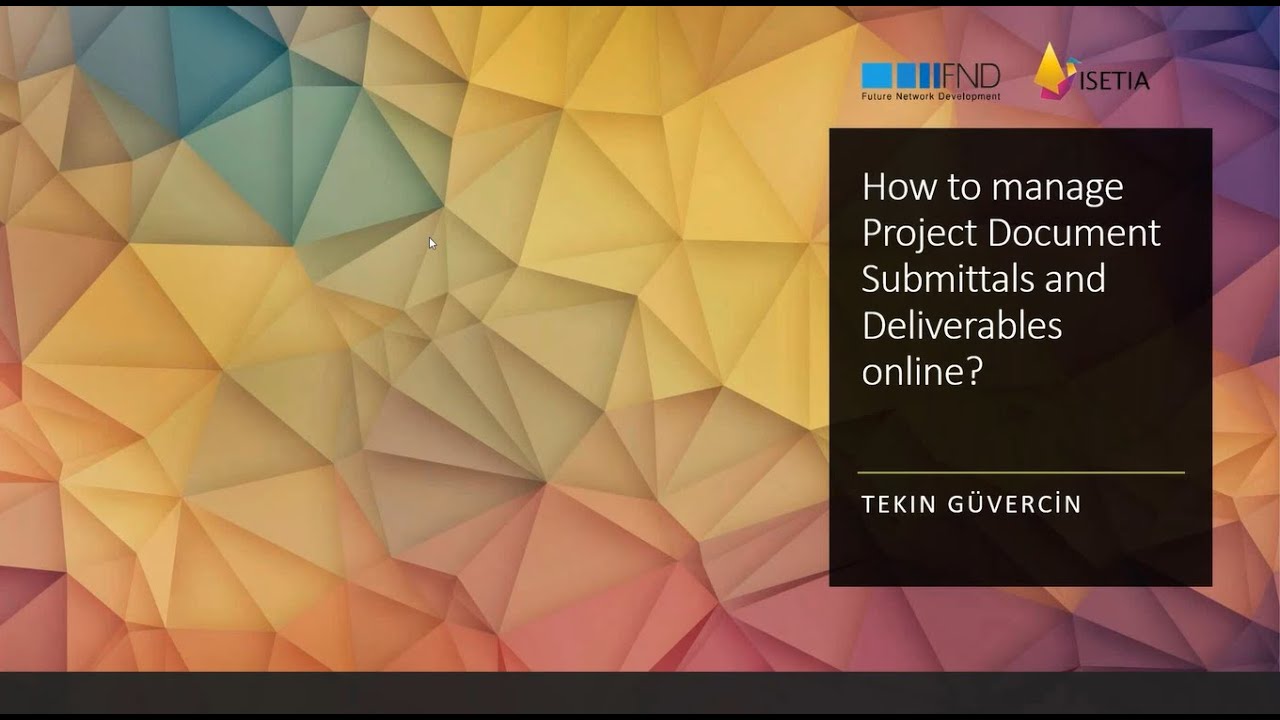 HOW TO MANAGE PROJECT DOCUMENTS SUBMITTALS AND DELIVERABLES ONLINE ...