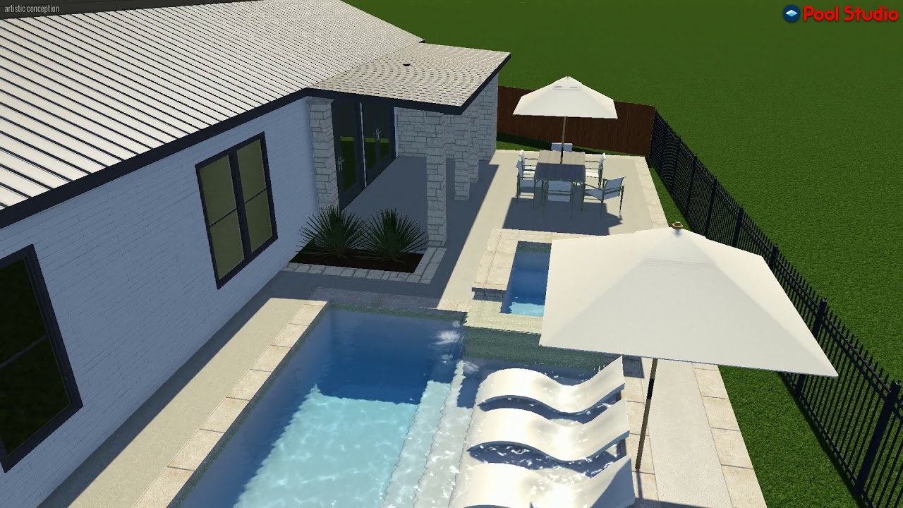 Pool Studio - 3D Swimming Pool Design Software - YouTube