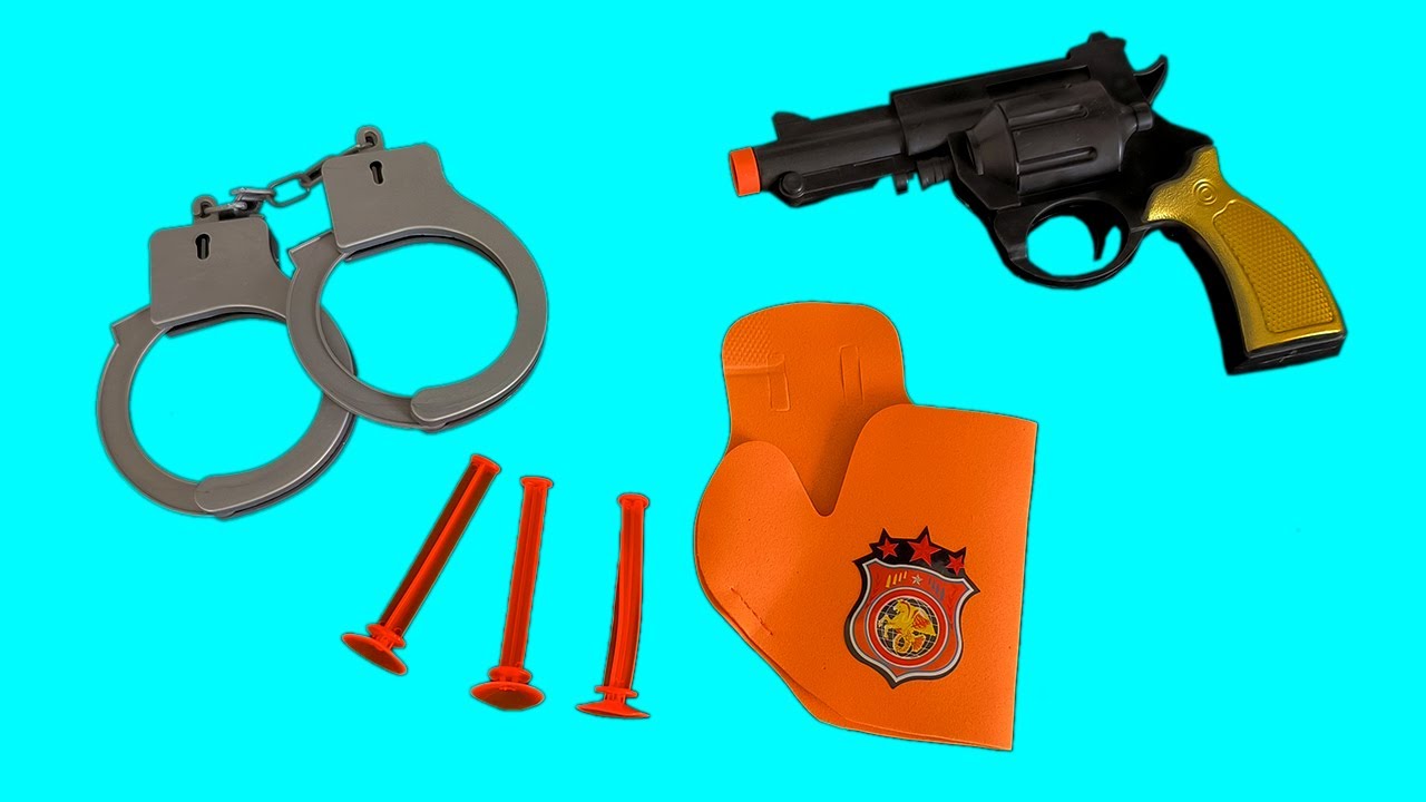 Police Toy Gun Box! Special Force Police Toys - YouTube