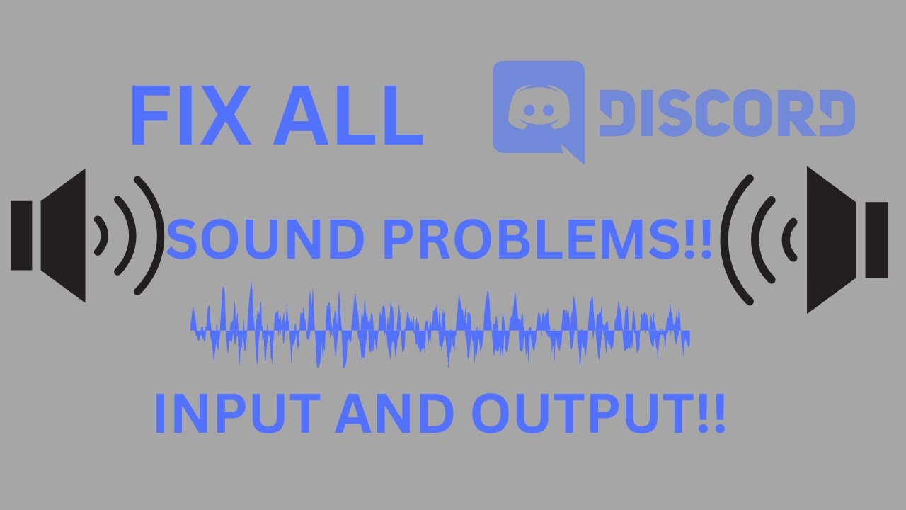 Fix Discord Input And Output Problems Input And Output Youtube 2291