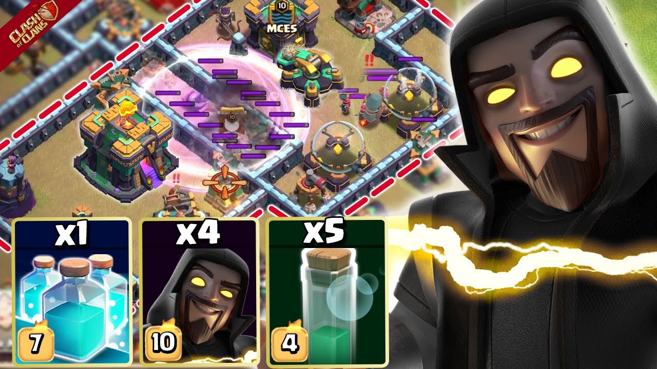 *NEW* CLONE SUPER WIZARD attack BREAKS clash of clans - YouTube