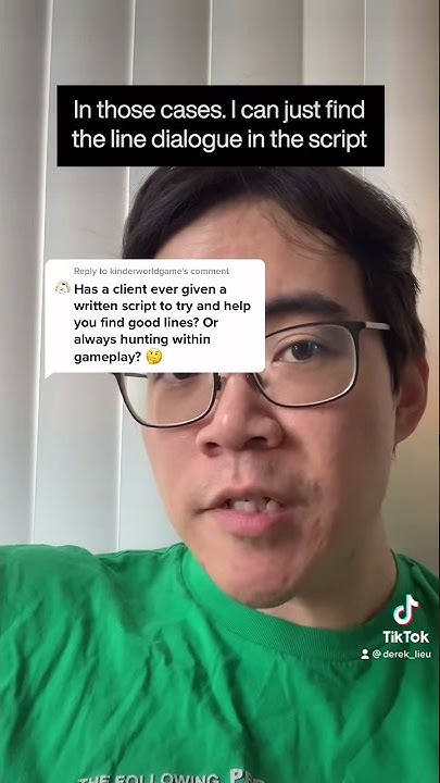 What Video Game Scripts Look Like - YouTube