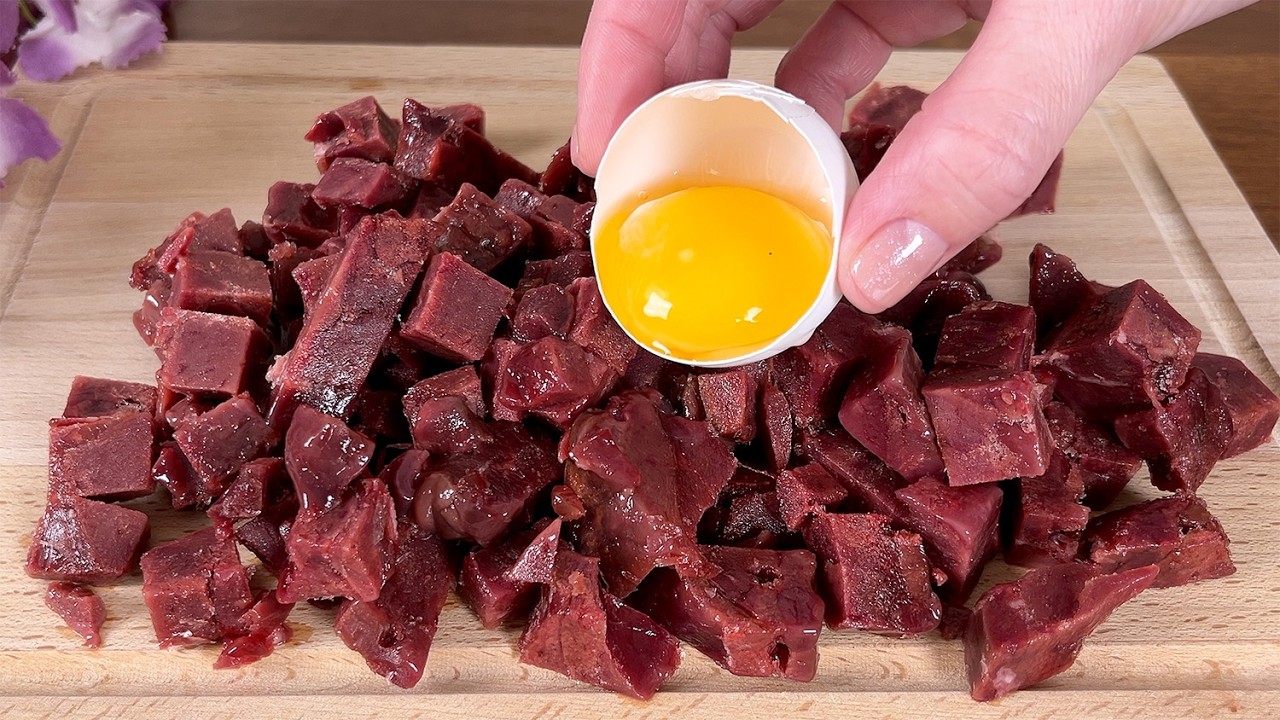 🔥 Take frozen chicken liver and eggs! Super tasty in 10 minutes - YouTube