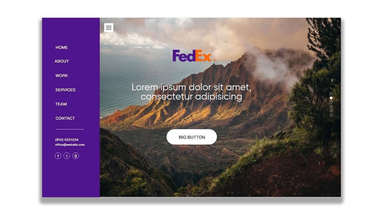 Adobe xd tutorial | Website design - YouTube