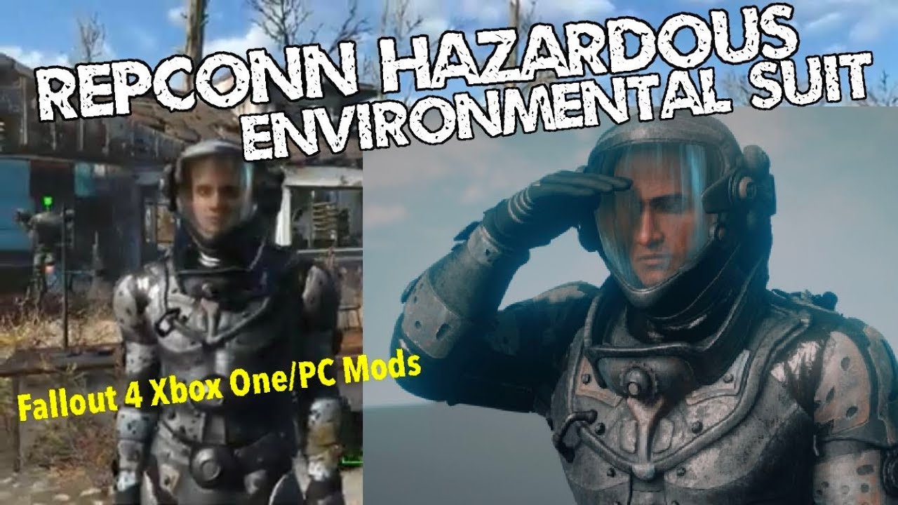 RepConn Hazardous Environmental Suit Fallout 4 Xbox One/PC Mods - YouTube