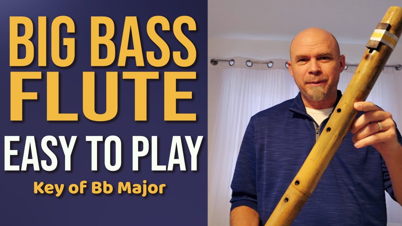 Bb Major Bass Bamboo Flute - Big Sound - Order Today! - YouTube