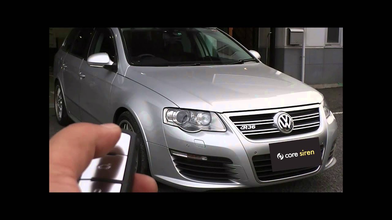Code Tech core siren A with VW Passat - YouTube